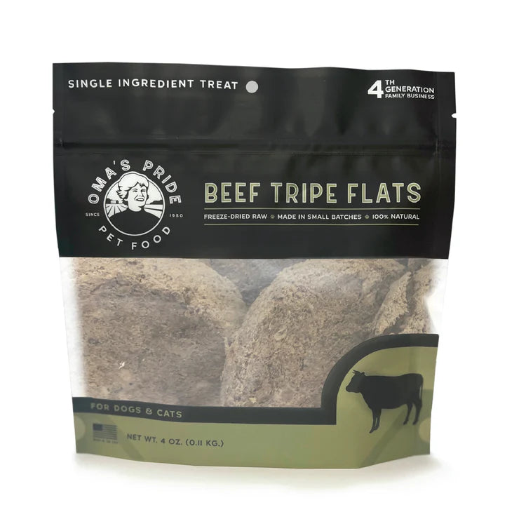 OMA Freeze Dried Beef Tripe Flats