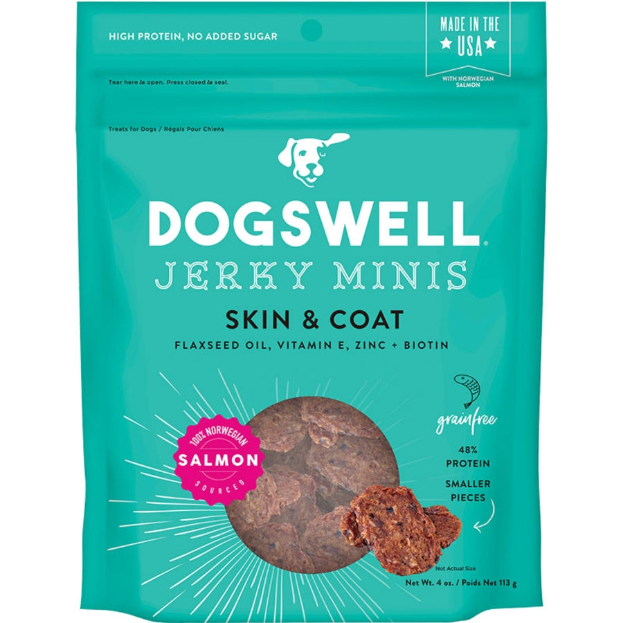 DW Jerky Grain Free Skin & Coat Mini Salmon