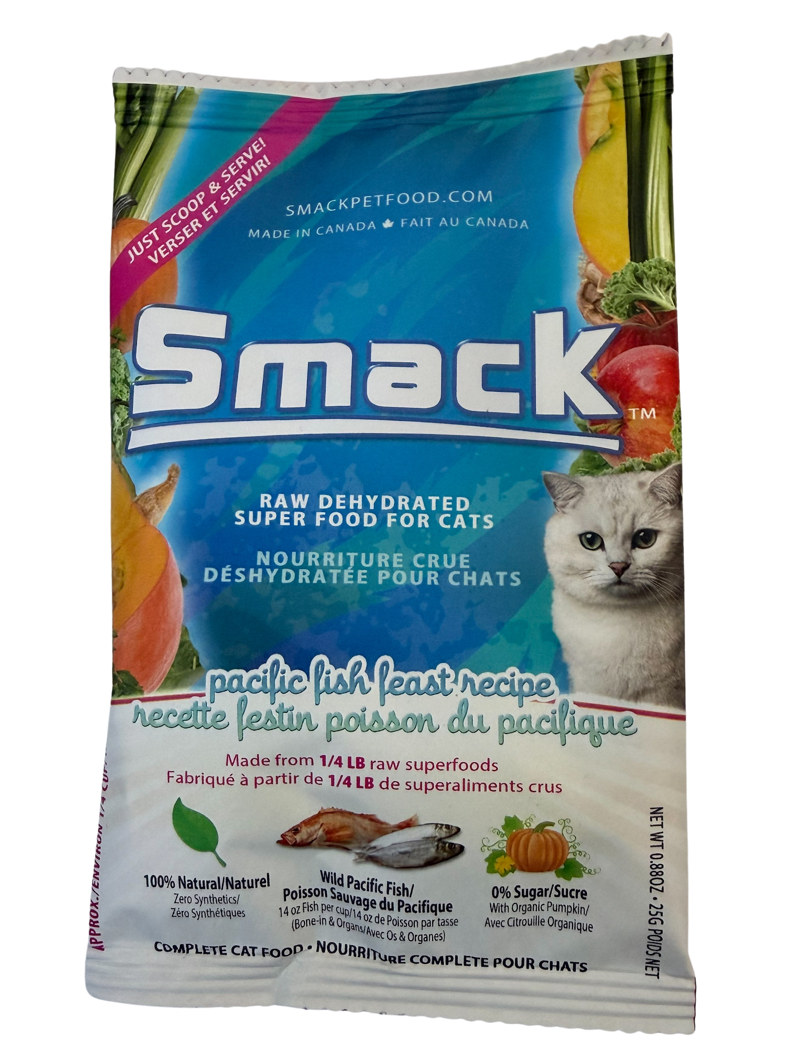 Smack Pacific Fish Feast Recipe for Cats (Sample)