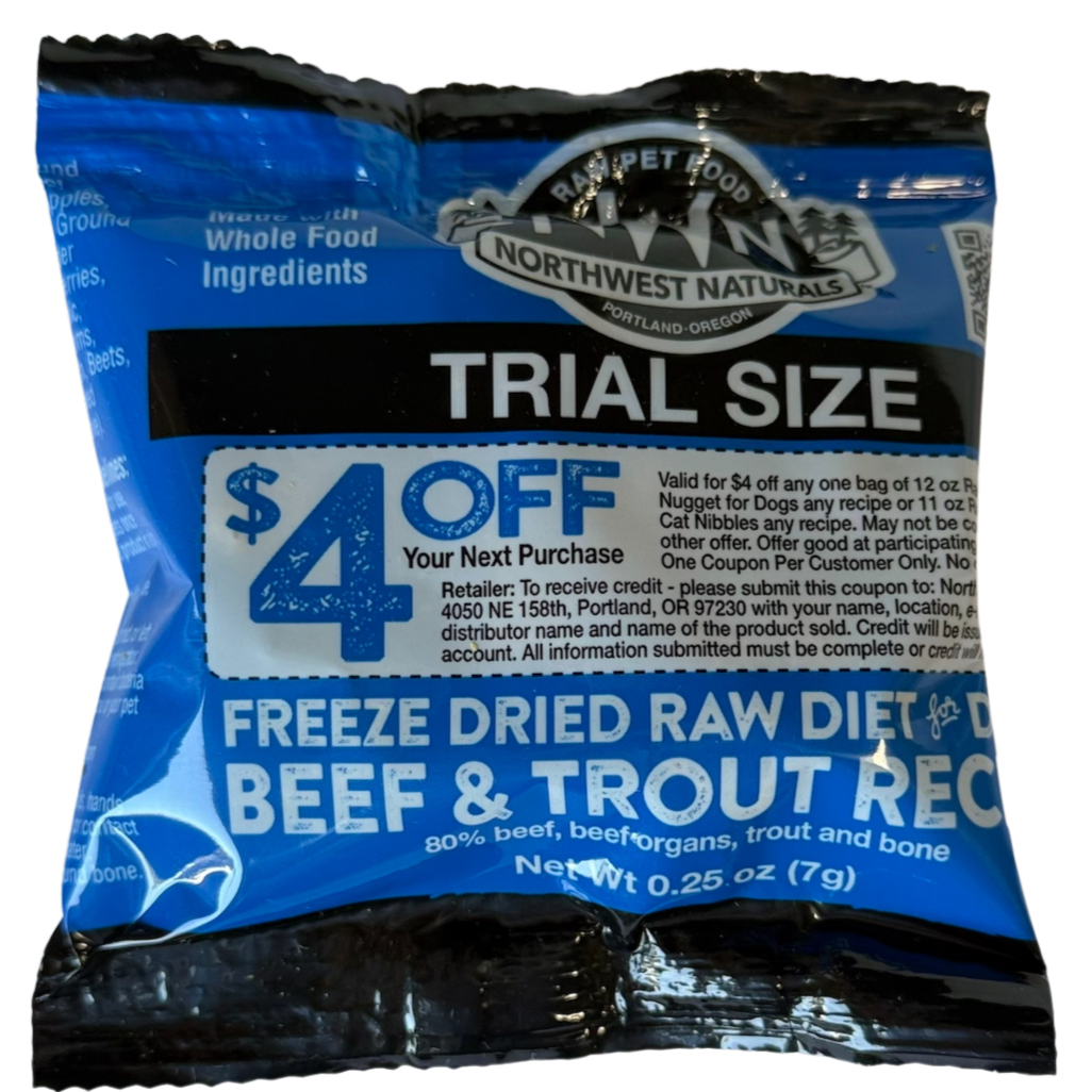 NW Naturals Freeze Dried Beef & Trout Recipe (Sample)