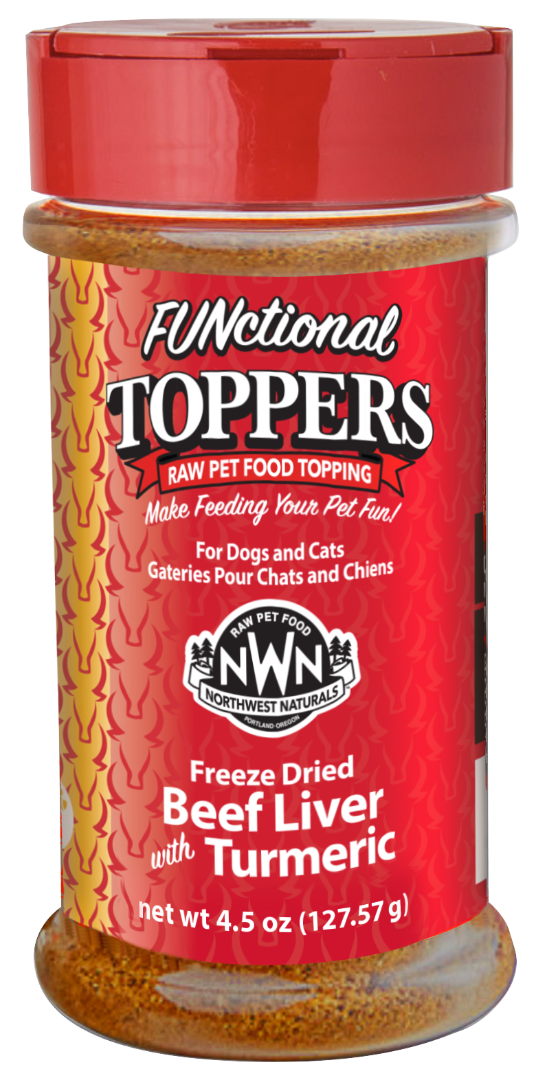 NWN Freeze Dried Toppers Beef Liver & Turmeric