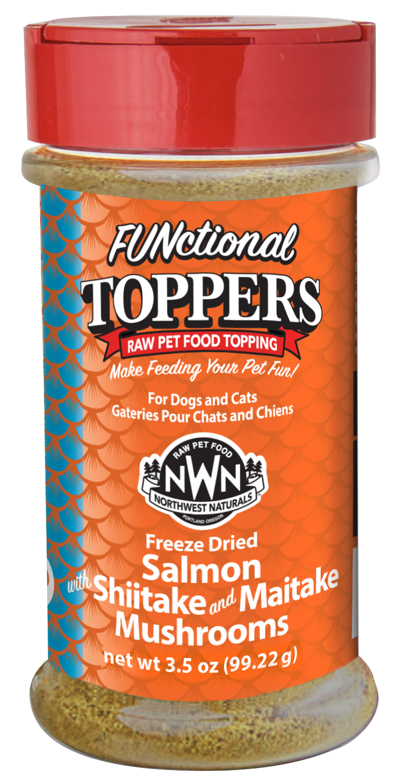 NWN Freeze Dried Toppers Salmon & Mushrooms