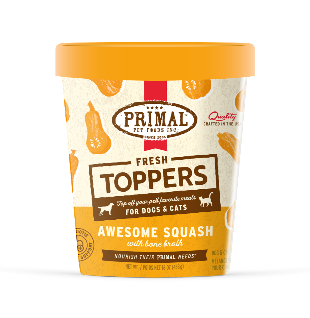 PRIMAL Fresh Toppers Awesome Squash (PRE ORDER JULY DELIVERY)