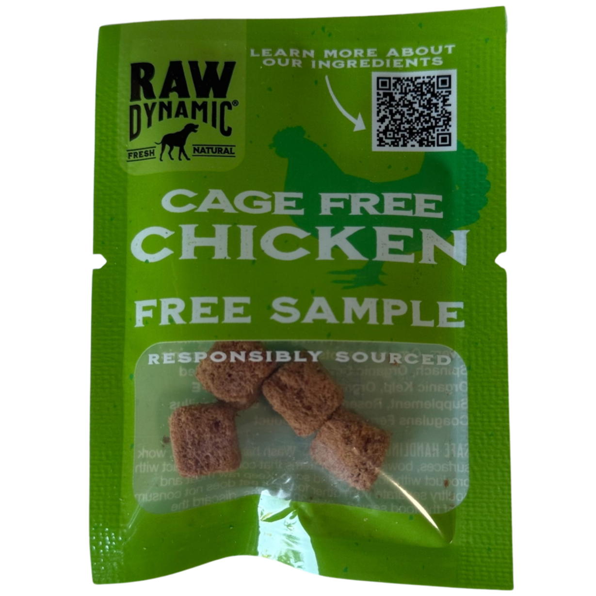 Raw Dynamics Freeze Dried Chicken Recipe (Sample)