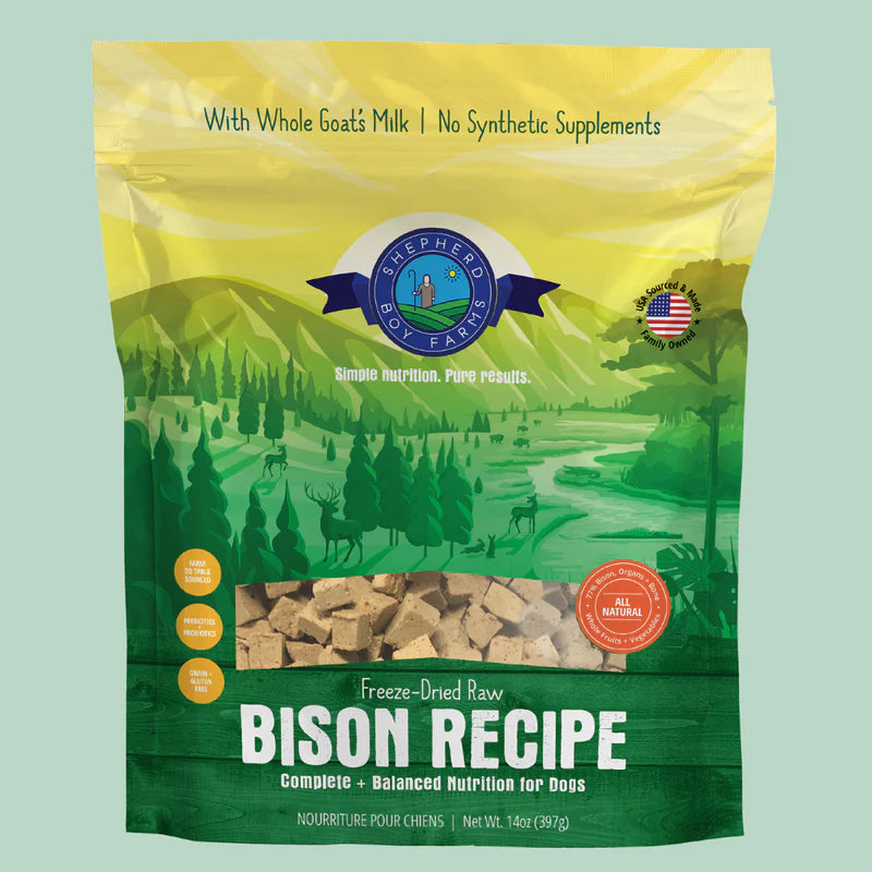 SBF Freeze Dried Bison Recipe