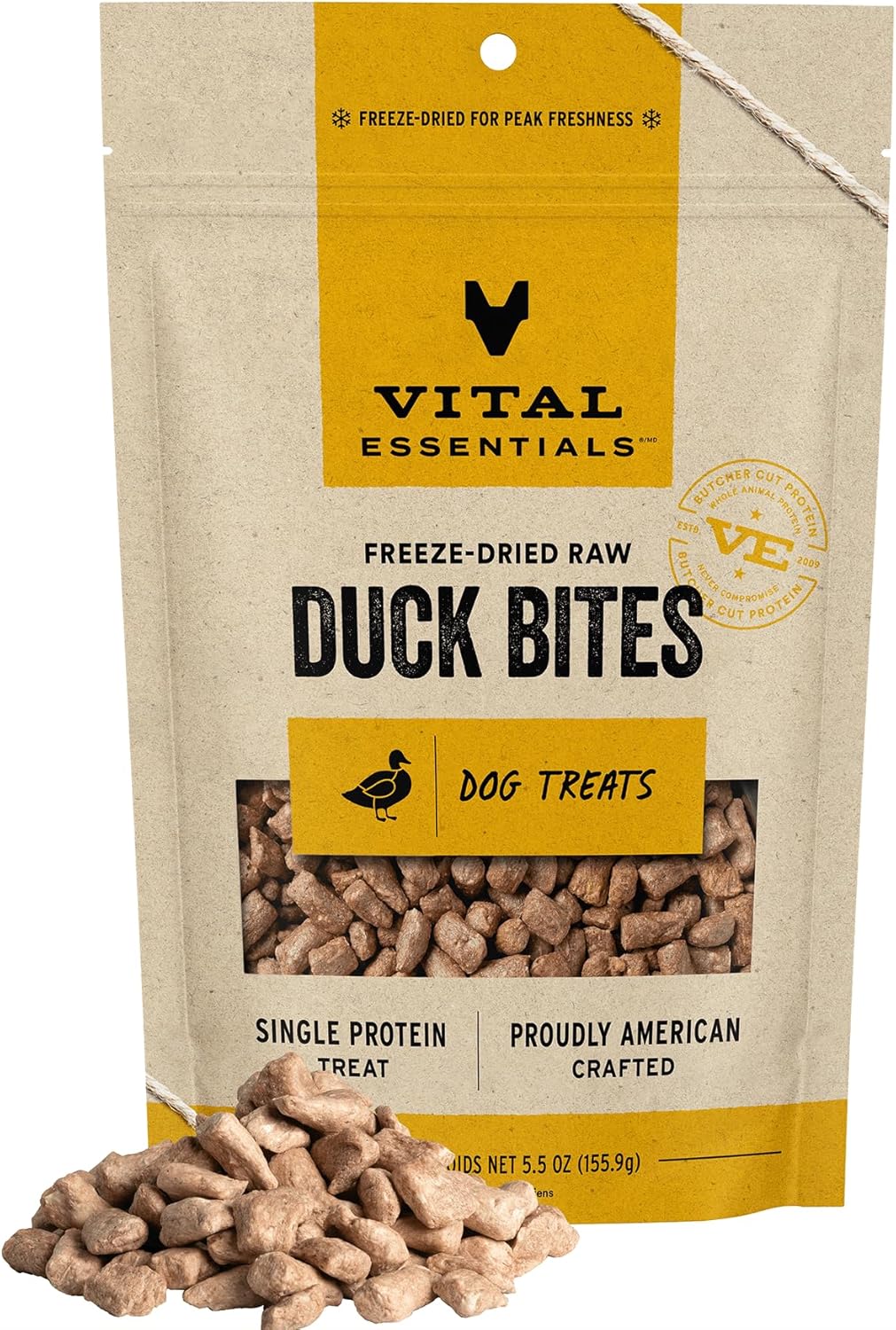 VE Freeze Dried Duck Bites Treat (Preorder October Delivery)